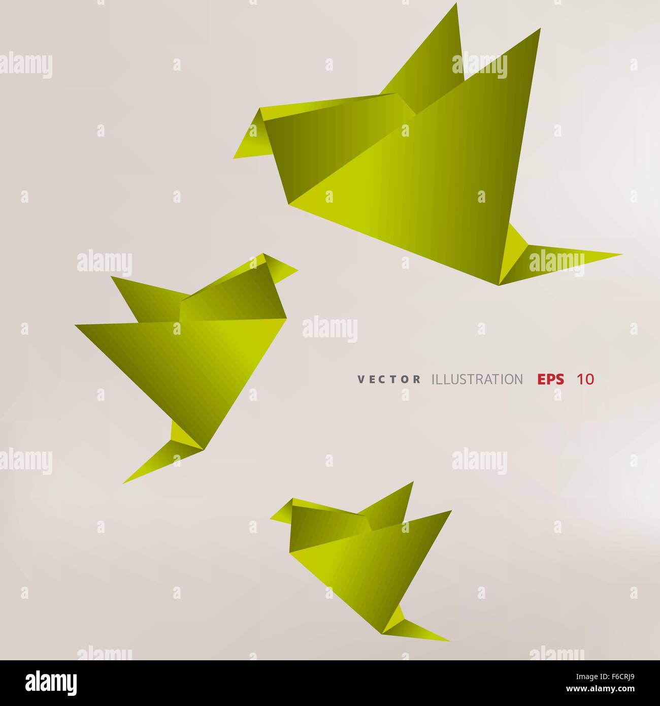 Origami paper bird on abstract background Stock Vector Image & Art - Alamy