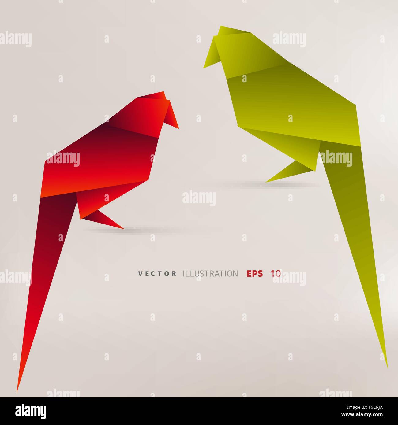 Origami paper bird on abstract background Stock Vector Image & Art - Alamy