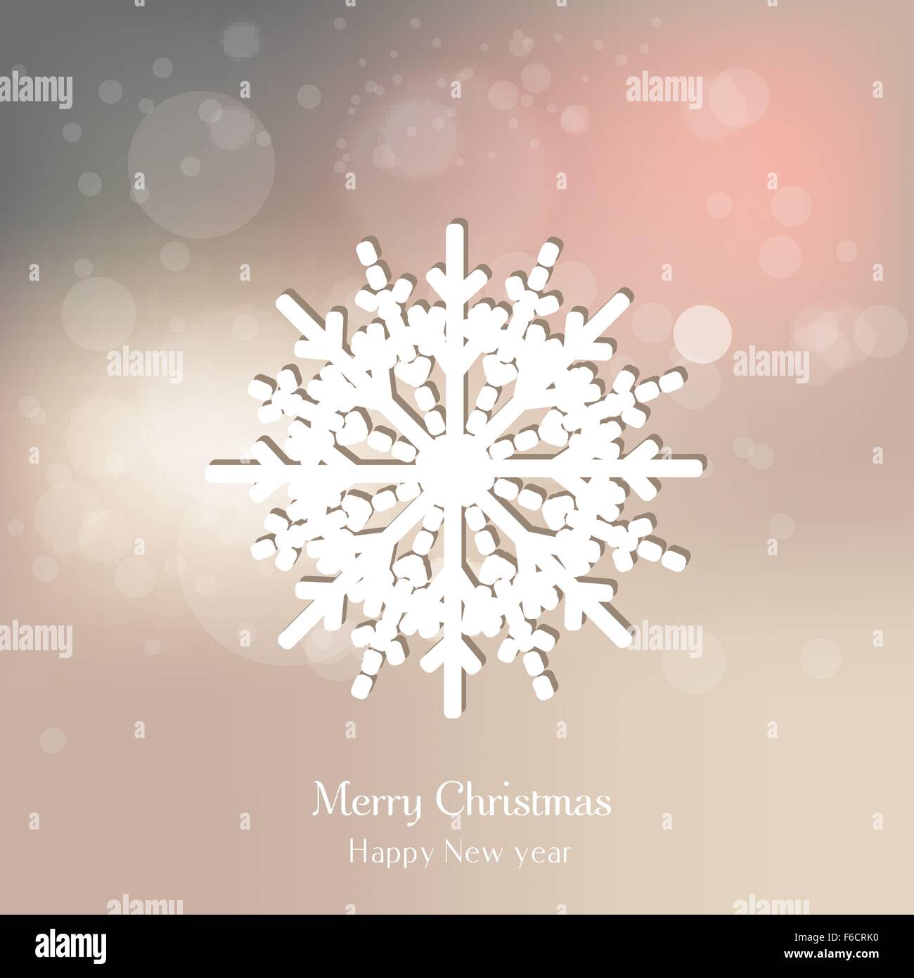 Elegant snowflake on abstract background Stock Vector Image & Art - Alamy