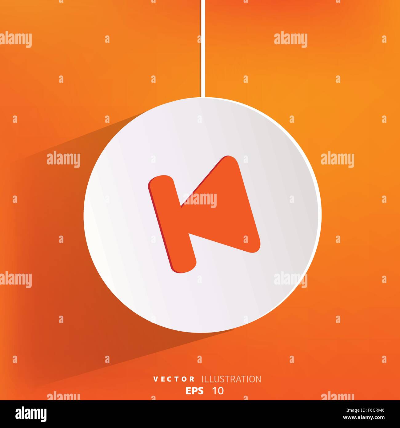 Back track web icon Stock Vector Image & Art - Alamy