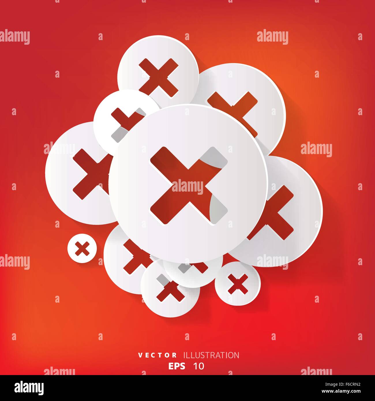Delete web icon Stock Vector Image & Art - Alamy