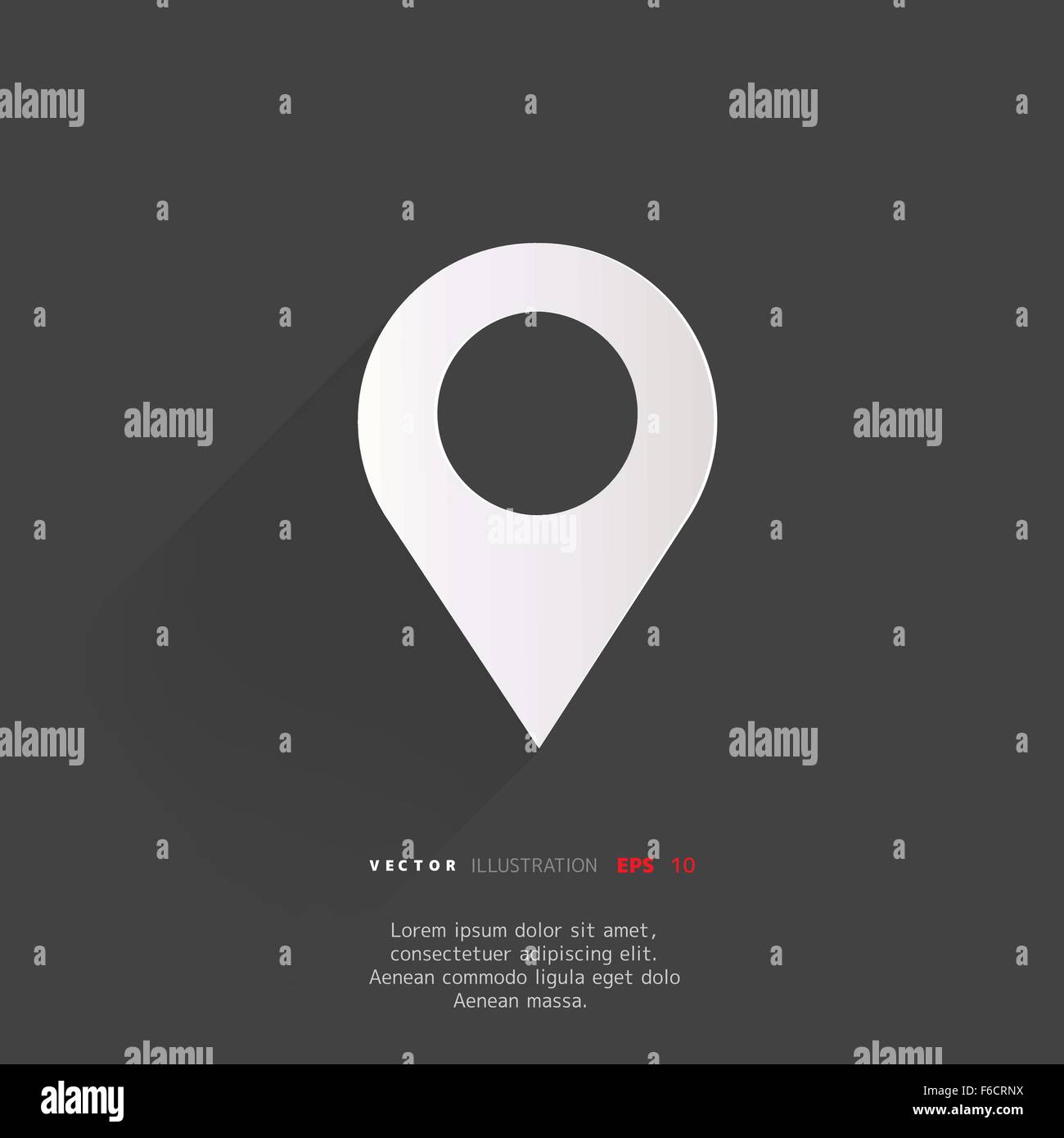 Map pointer icon Stock Vector Image & Art - Alamy