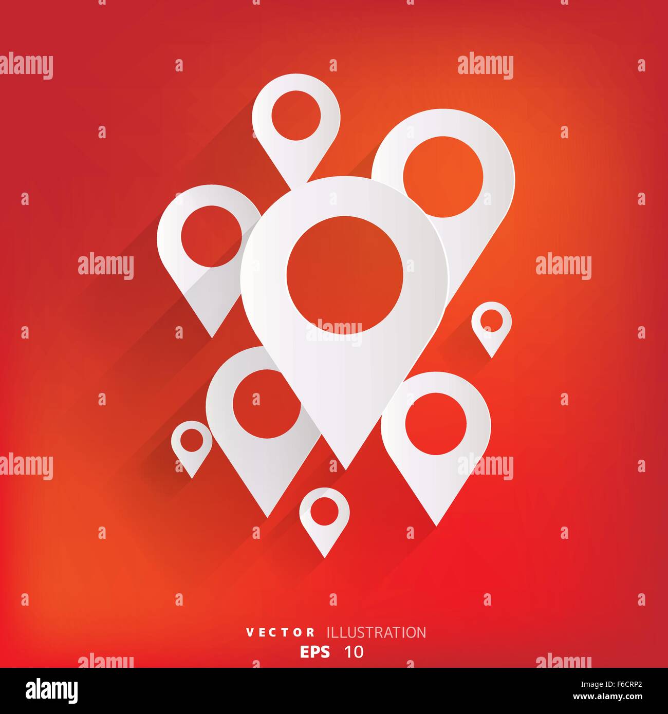 Map pointer icon Stock Vector Image & Art - Alamy
