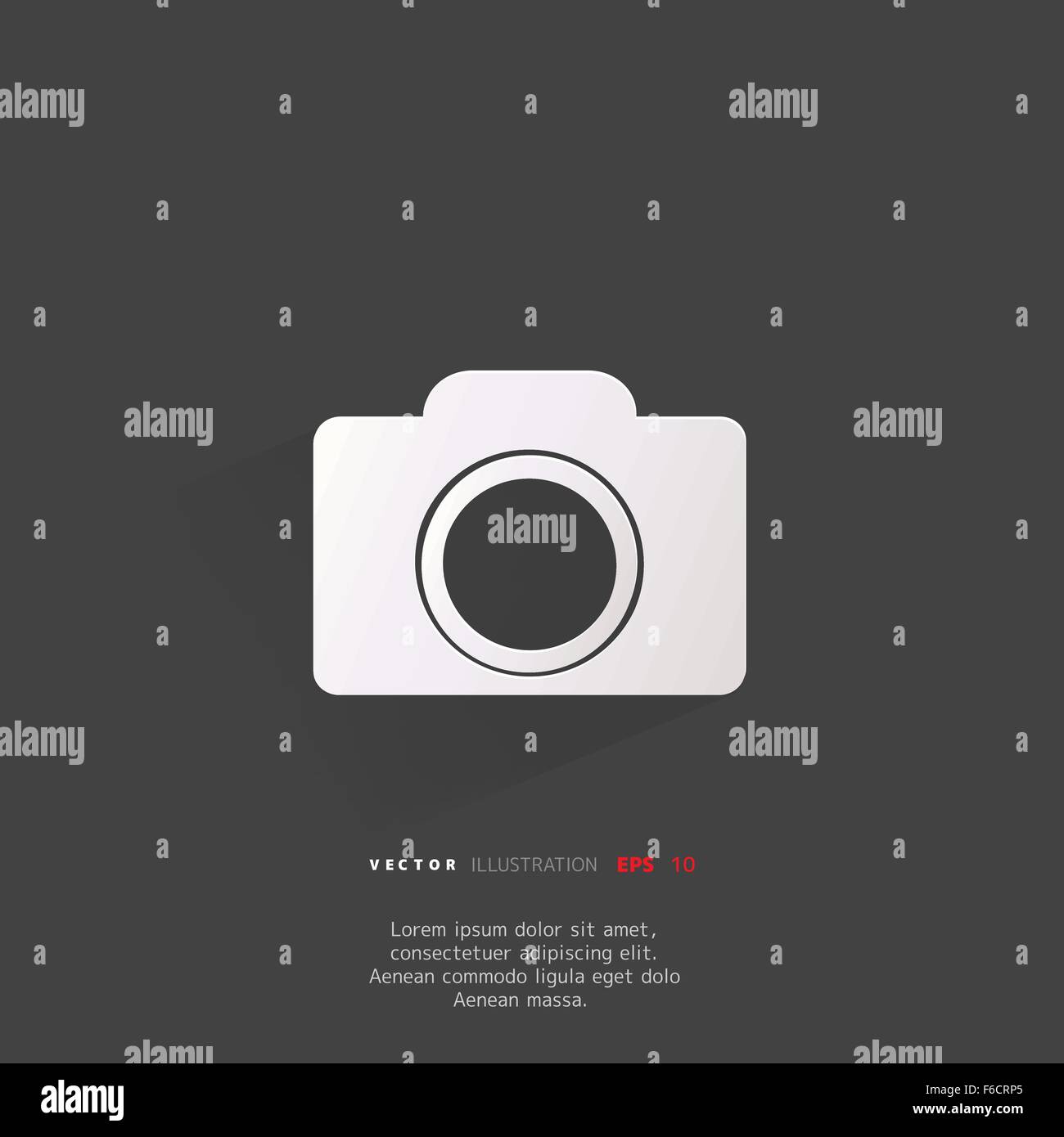 Photo camera web icon,flat design Stock Vector Image & Art - Alamy