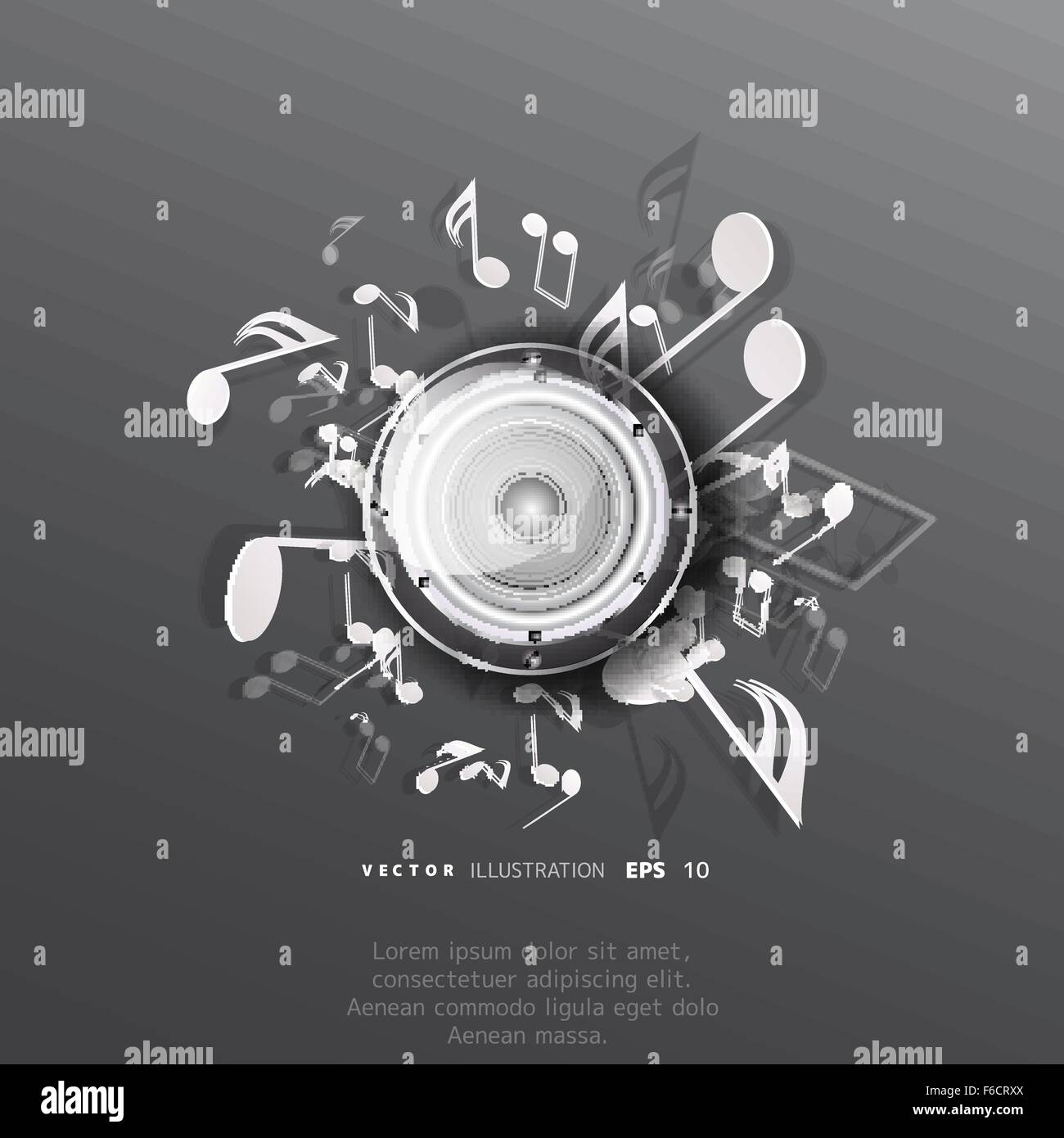Abstract musical background Stock Vector Image & Art - Alamy