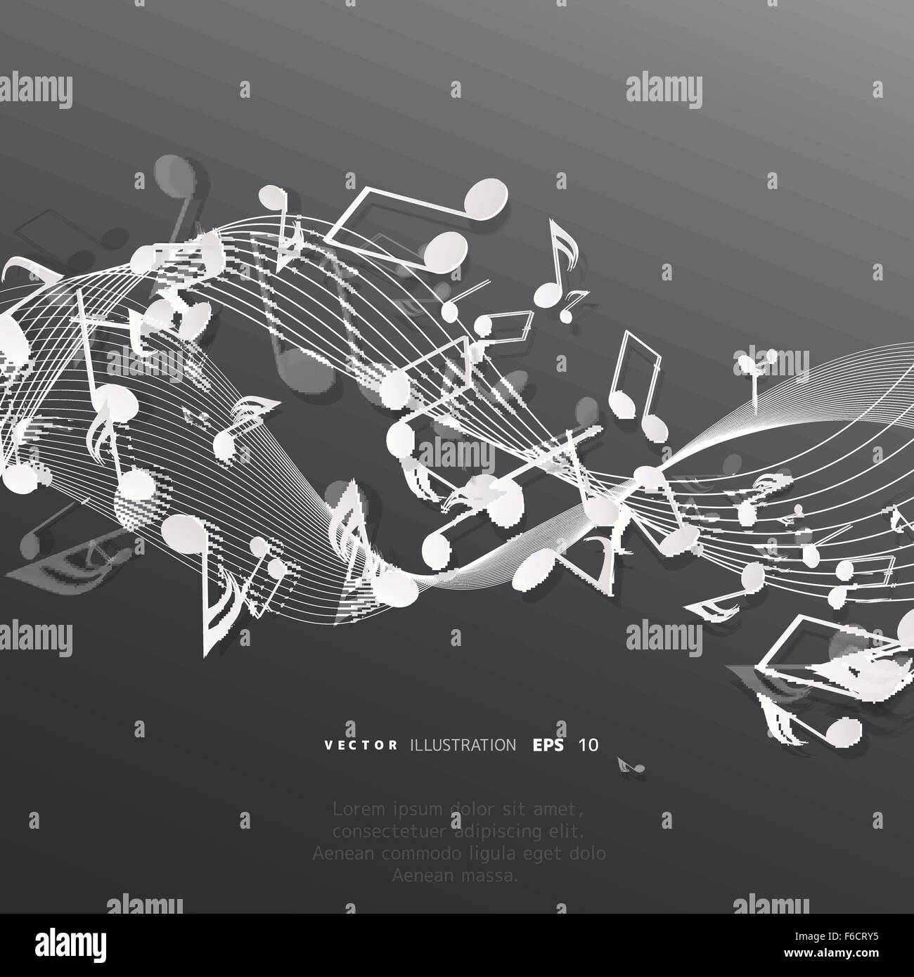 Abstract musical background Stock Vector Image & Art - Alamy