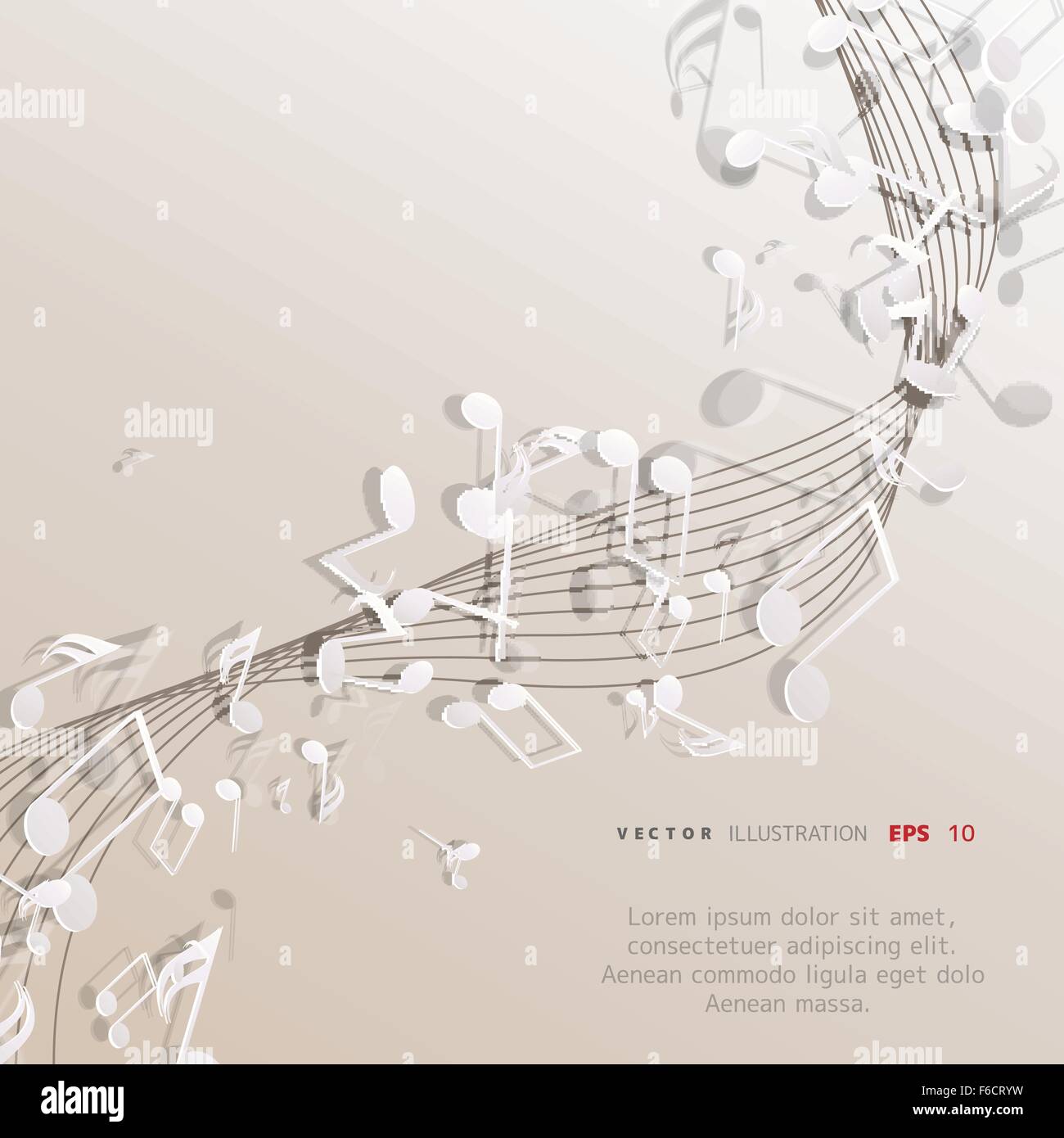 Abstract musical background Stock Vector Image & Art - Alamy