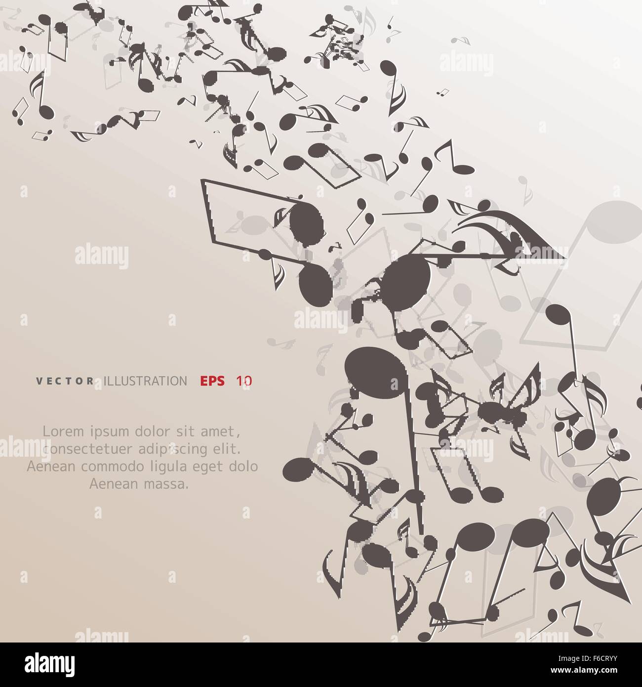 Abstract musical background Stock Vector Image & Art - Alamy