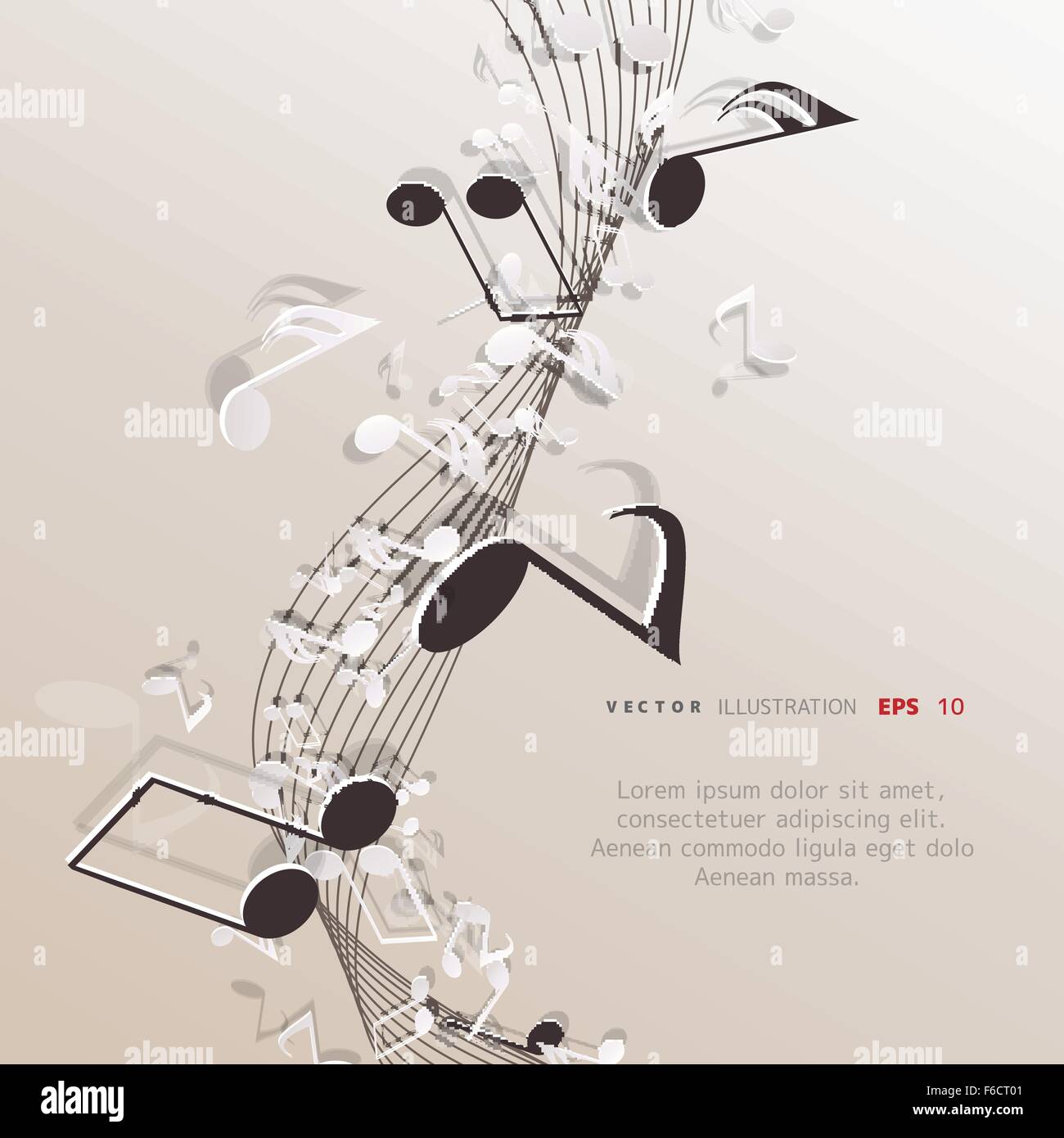 Abstract musical background Stock Vector Image & Art - Alamy