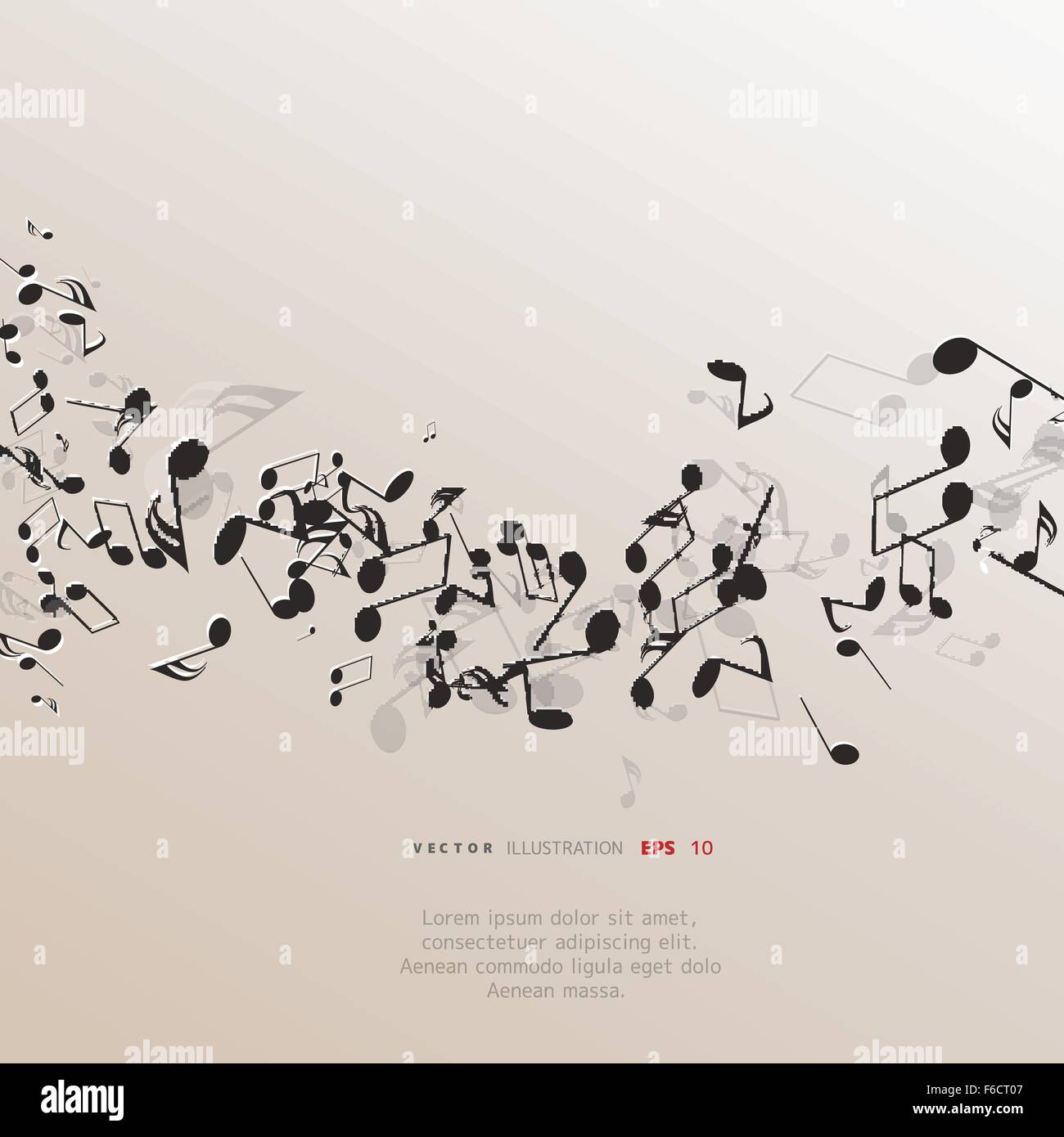 Abstract musical background Stock Vector Image & Art - Alamy