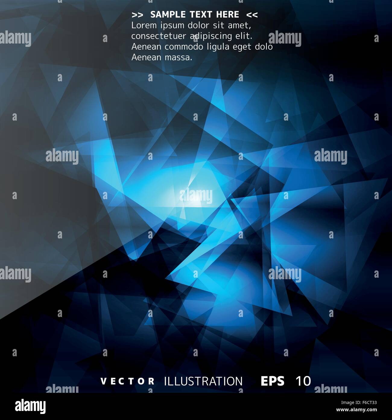 Abstract blue geometrical background Stock Vector Image & Art - Alamy