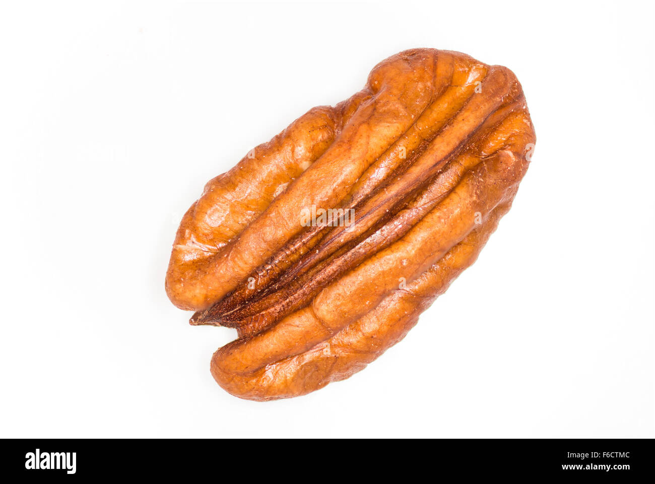Walnut close-up on a white background Stock Photo - Alamy