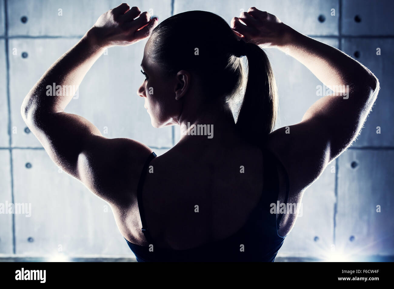 Strong Woman Silhouette