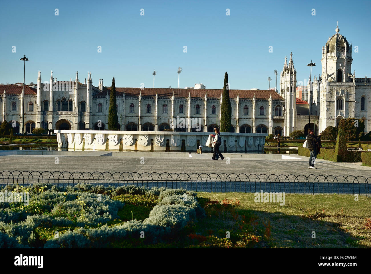 The Jeronimos Monastery - Mosteiro da Santa Maria de Belém - located in ...