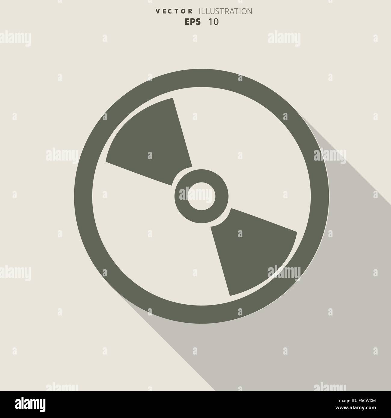 Compact disk web icon,flat design Stock Vector Image & Art - Alamy
