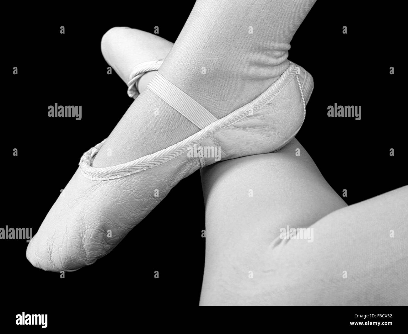 Close up of shoes of Ballet dancer on black background Stock Photo - Alamy