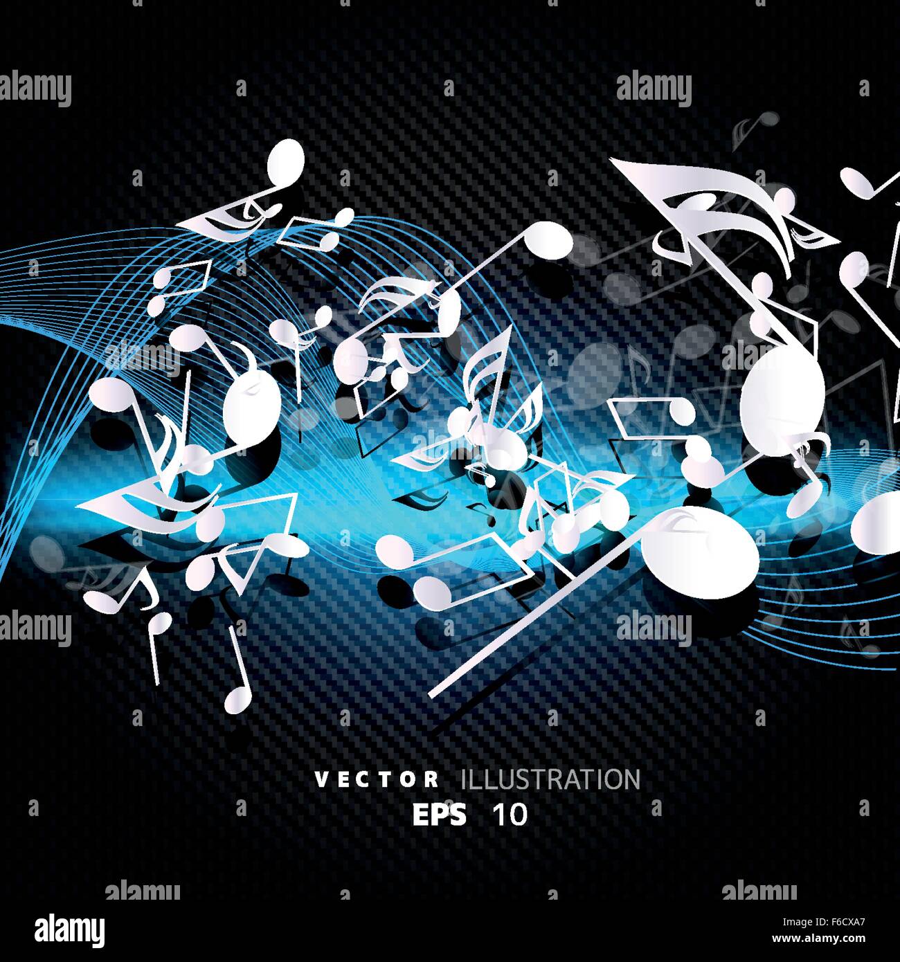 Abstract musical background with carbon texture Stock Vector Image ...