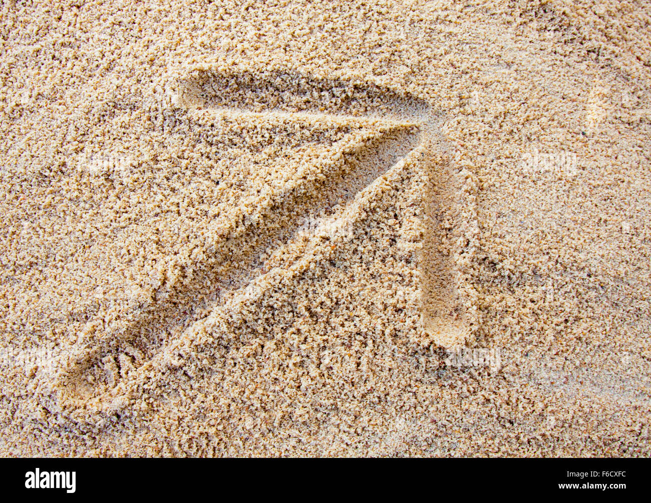 Direction draw in the sand hi-res stock photography and images - Alamy