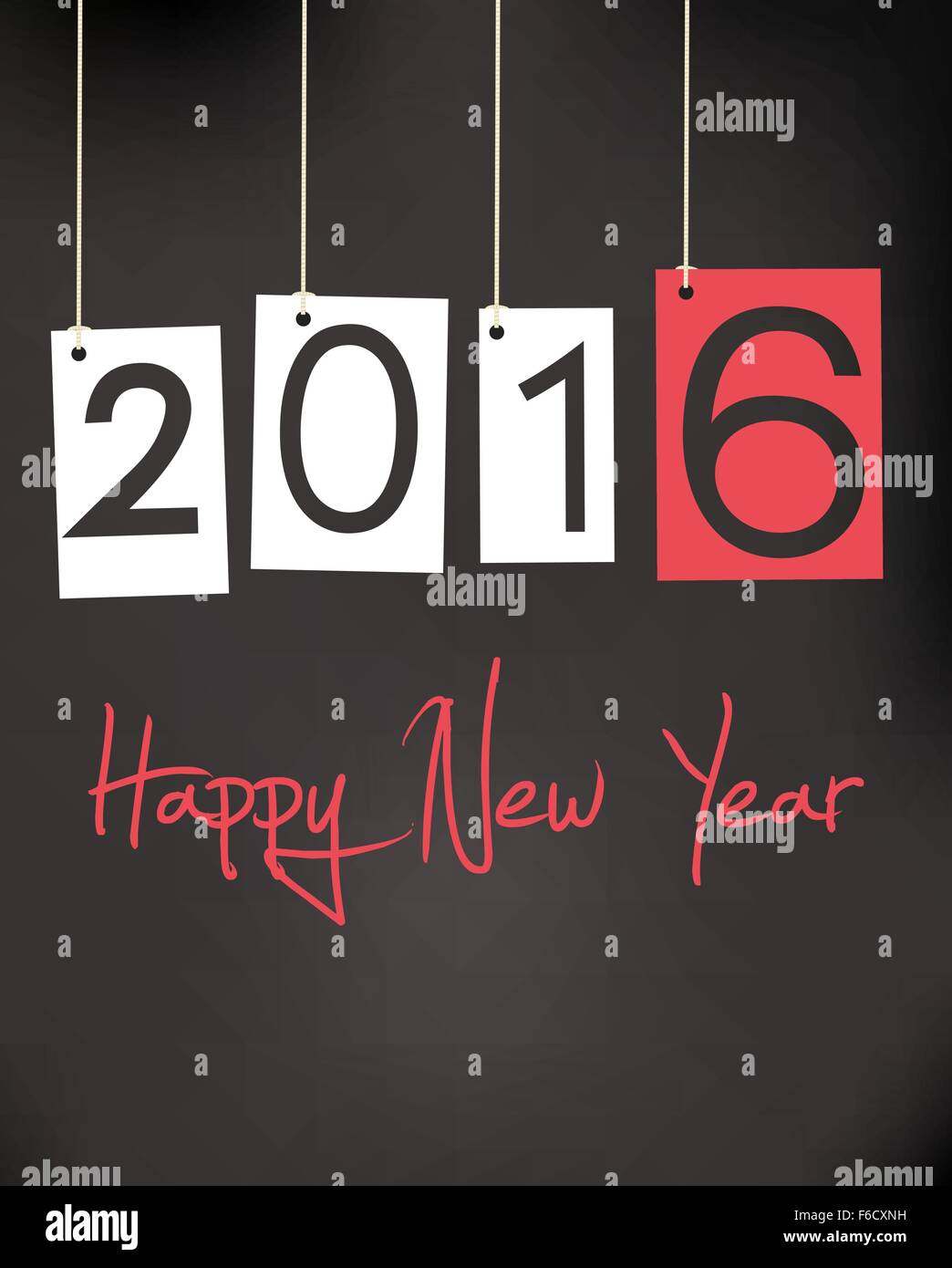 Happy New Year 2016 Stock Vector Image & Art - Alamy