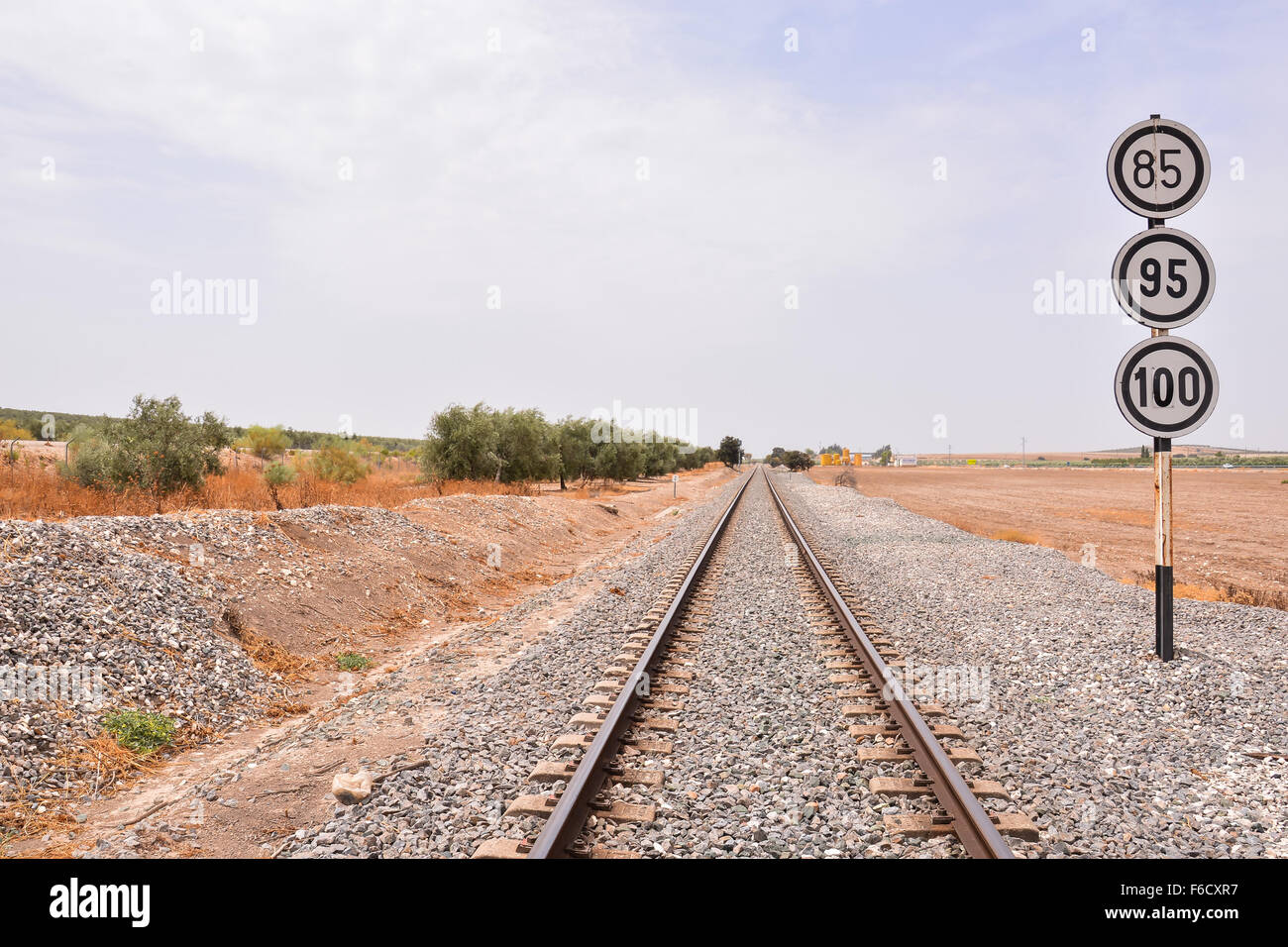 Train Rail Road Stock Photo - Alamy