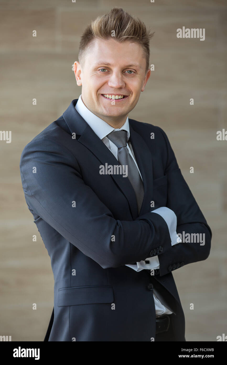 Smart middle aged man suit tie hi-res stock photography and images - Alamy