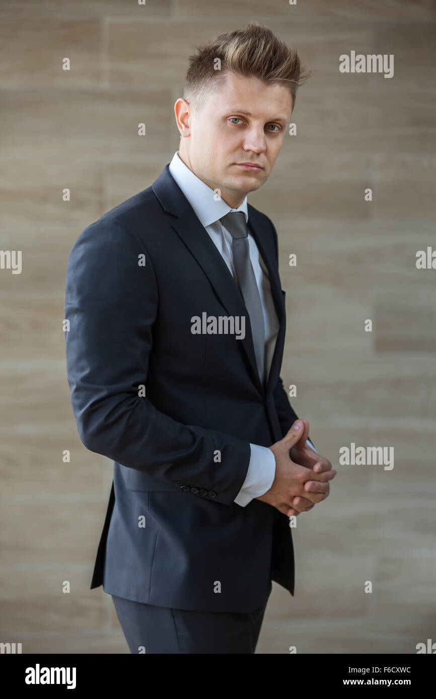 Smart middle aged man suit tie hi-res stock photography and images - Alamy