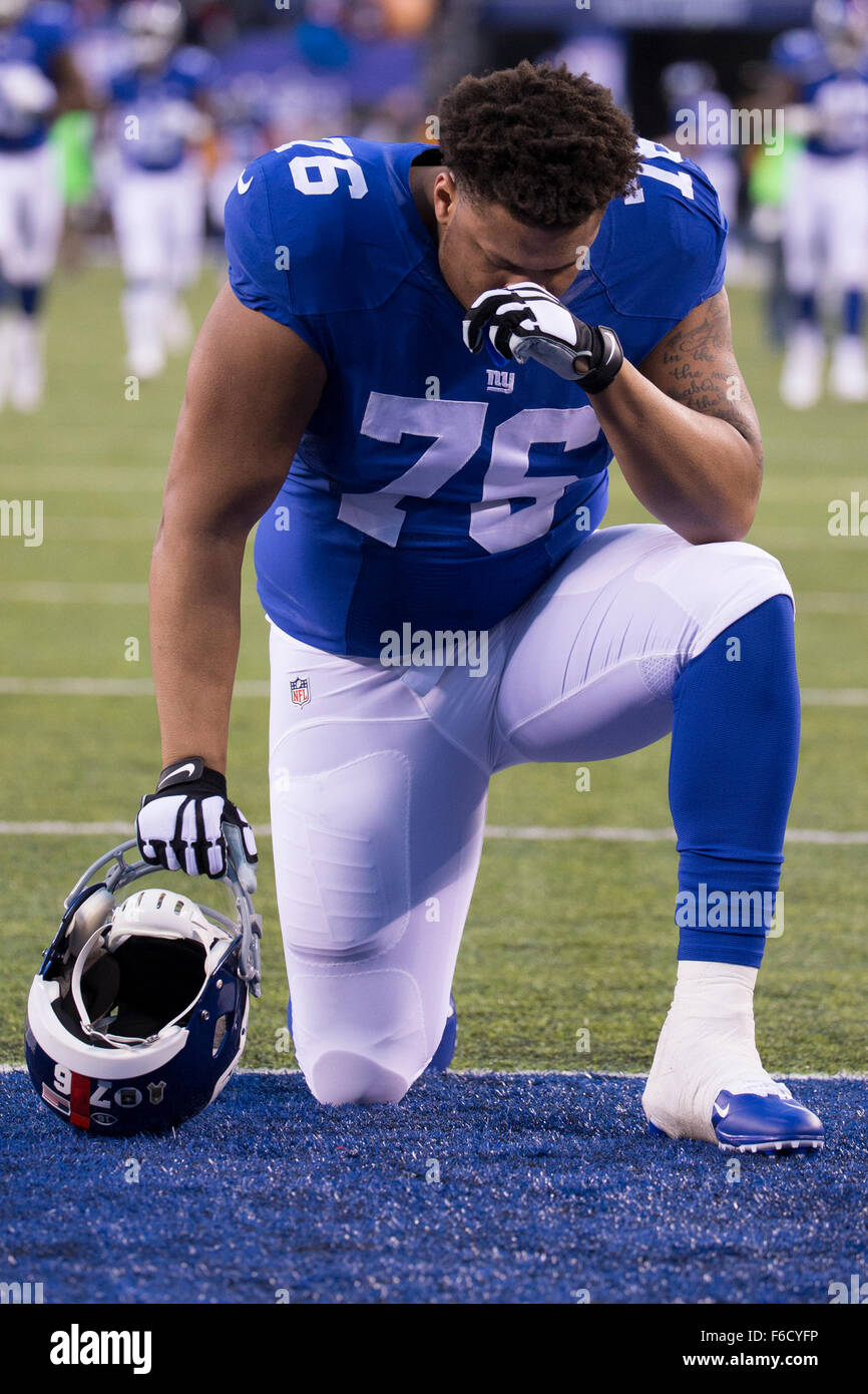 East Rutherford, New Jersey, USA. 15th Nov, 2015. New York Giants ...