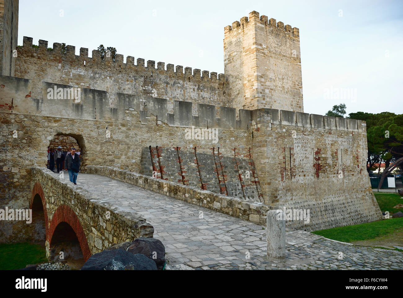 Castle of Saint George - Castelo de São Jorge, Lisbon, Portugal. Europe ...