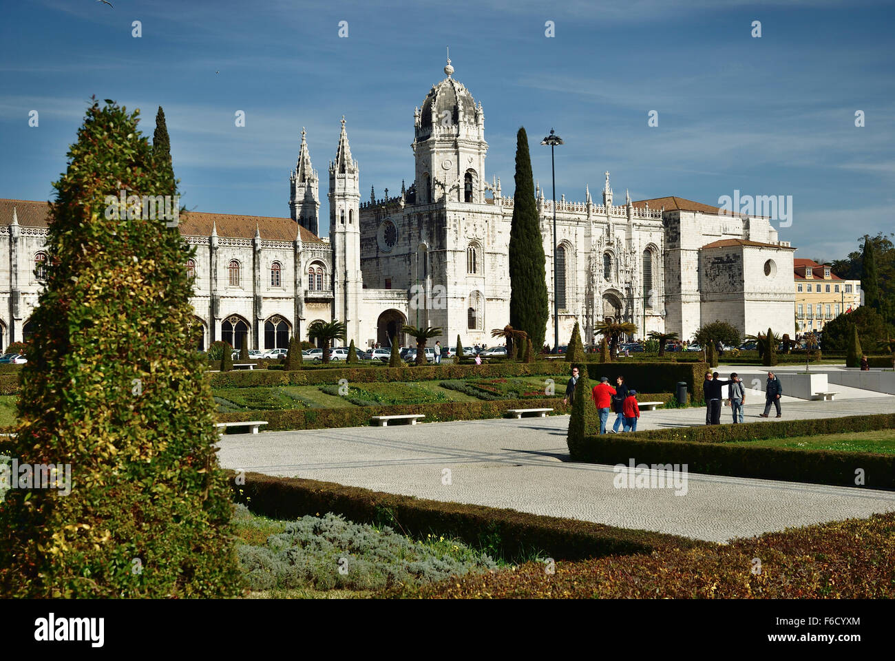 The Jeronimos Monastery - Mosteiro da Santa Maria de Belém - located in ...