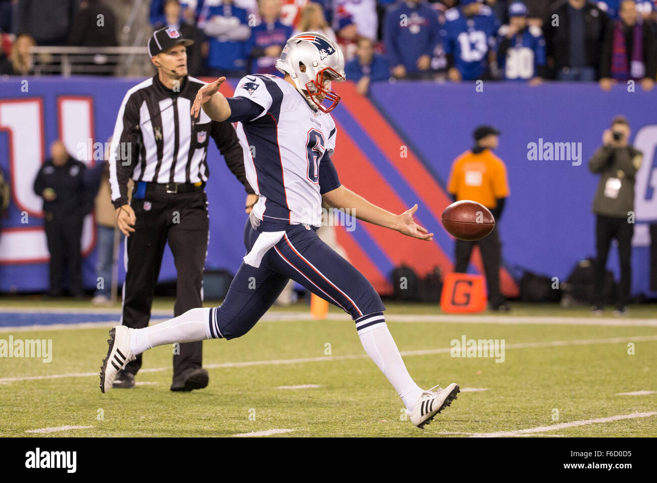 East Rutherford, New Jersey, USA. 15th Nov, 2015. New England Patriots ...