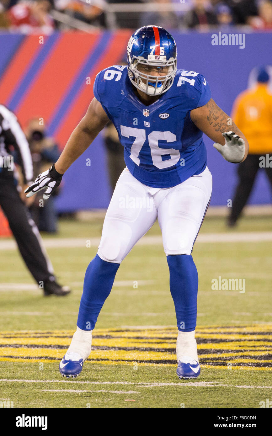 East Rutherford, New Jersey, USA. 15th Nov, 2015. New York Giants ...
