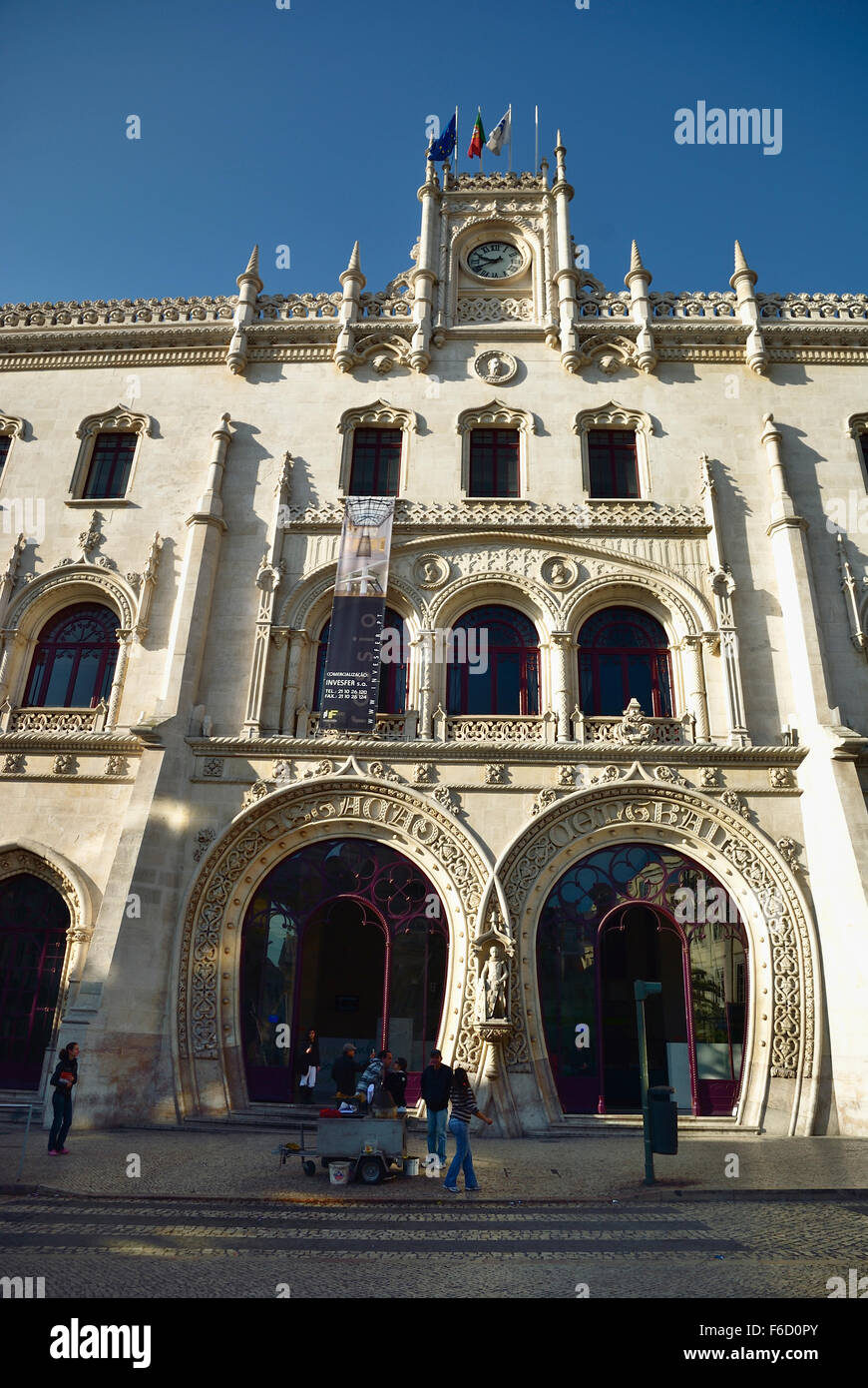Entrance to rossio station hi-res stock photography and images - Alamy