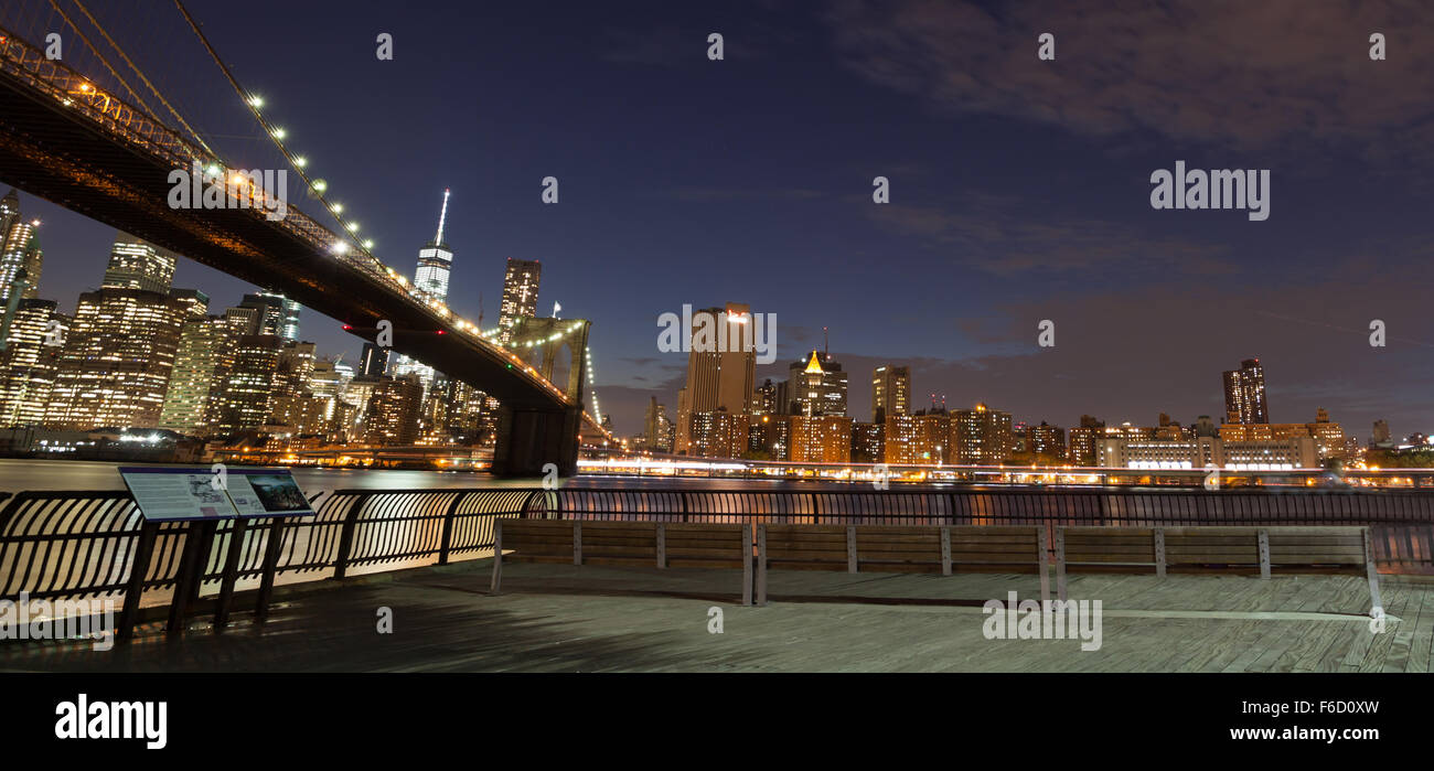 New york skyline view time hi-res stock photography and images - Alamy