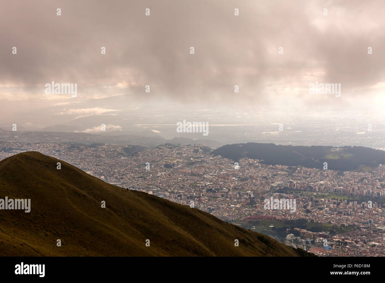 Quito Is The Closest Capital City To The Equator, South America Stock ...