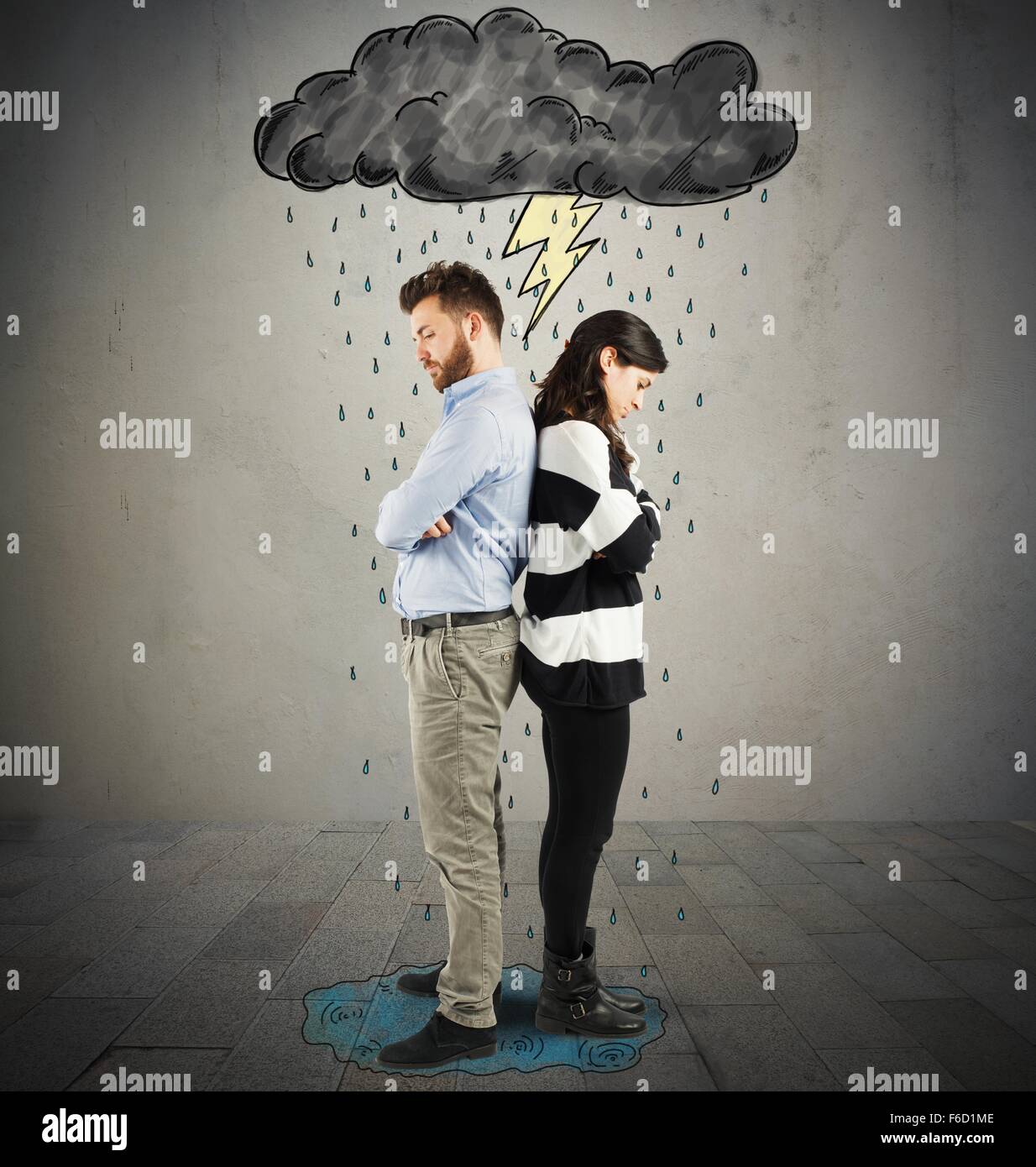 Worry quarrel hi-res stock photography and images - Alamy
