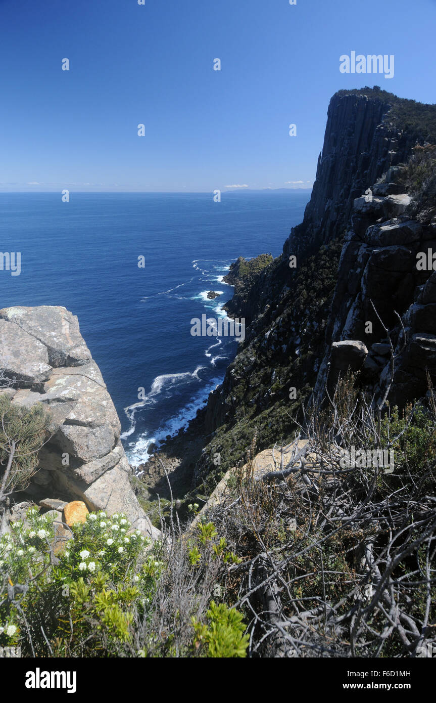Clifftops of Cape Pillar, Three Capes Track, Tasman Peninsula, Tasmania ...