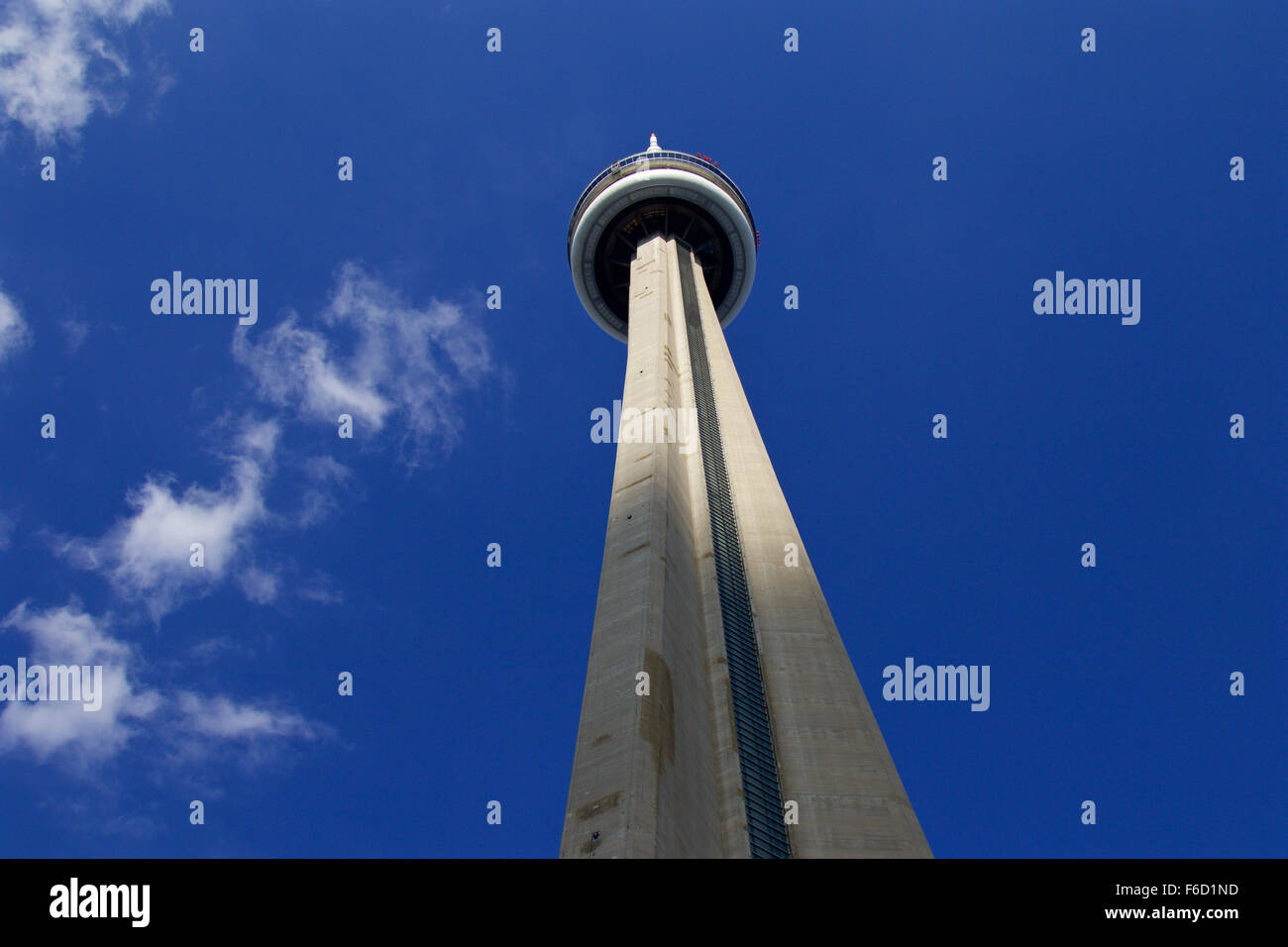 Amazing CN tower in the blue sky Stock Photo - Alamy