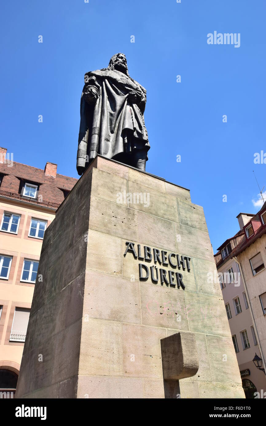 Monument to German Renaissance artist Albrecht Dürer (1471-1528) in ...