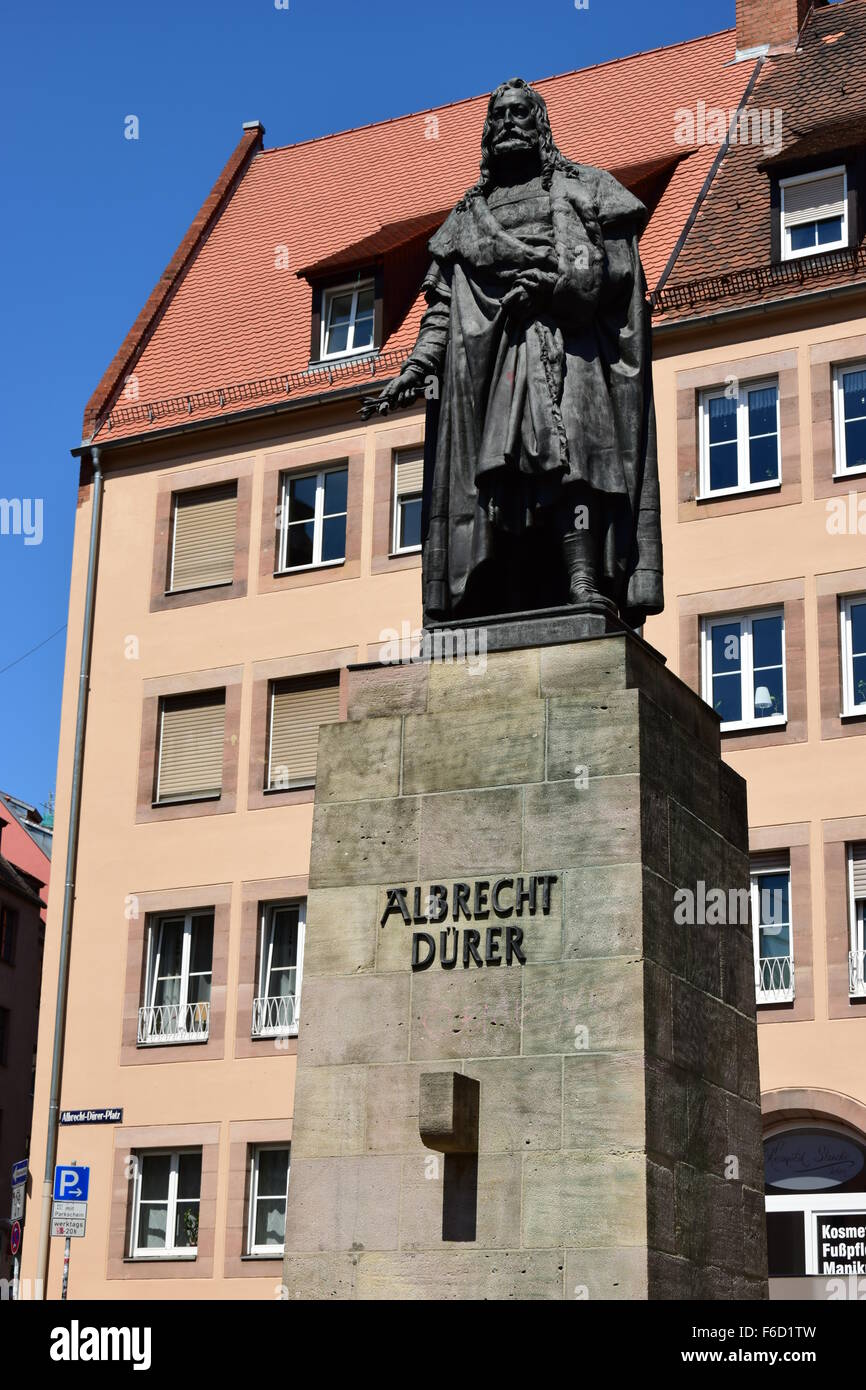 Monument to German Renaissance artist Albrecht Dürer (1471-1528) in ...