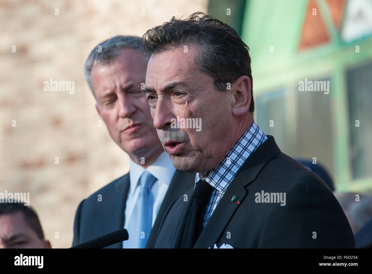 New York, United States. 16th Nov, 2015. FDNY Commissioner Daniel Nigro ...