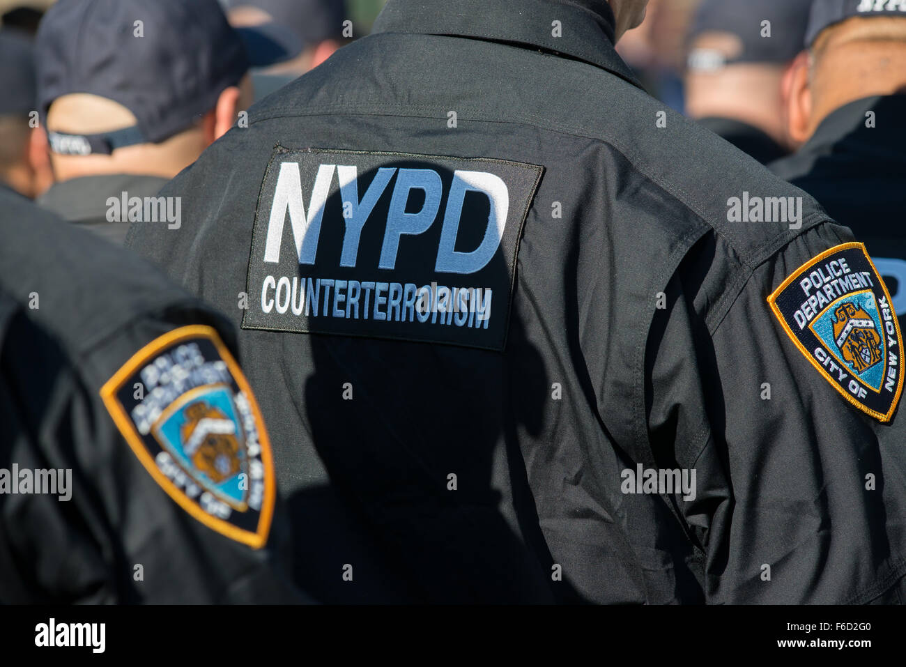 New York, United States. 16th Nov, 2015. CRC officers stand at ease ...