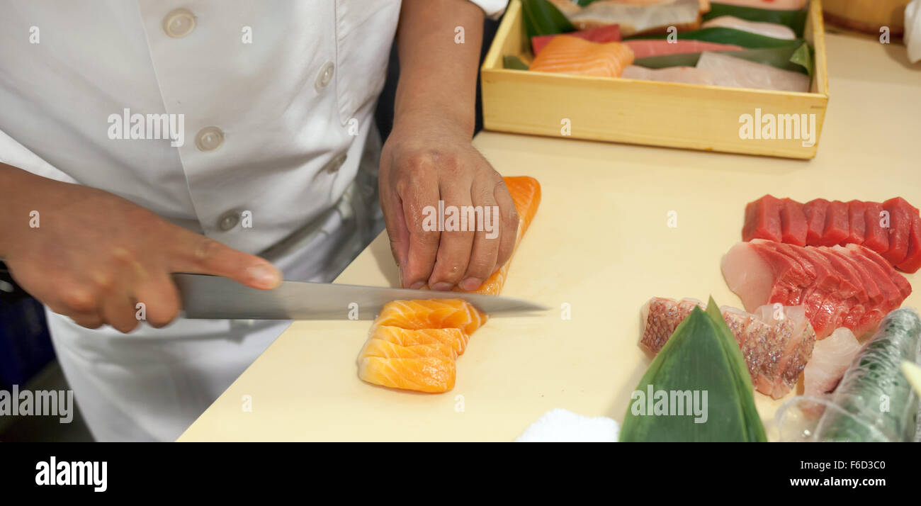 Fish sushi restaurant hi-res stock photography and images - Alamy