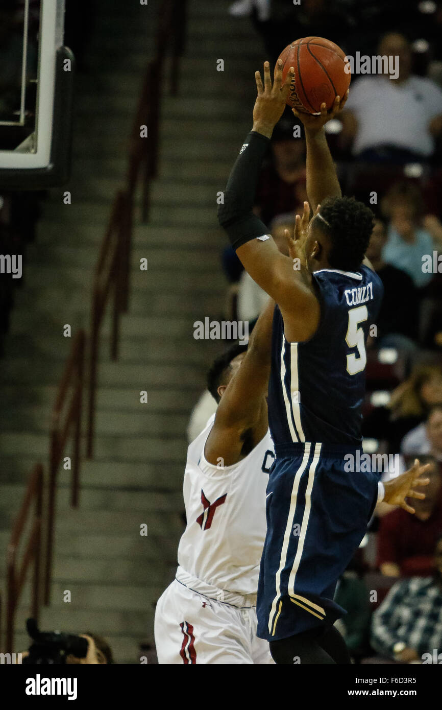 Columbia, SC, USA. 16th Nov, 2015. Brandon Conley (5) of the Oral ...