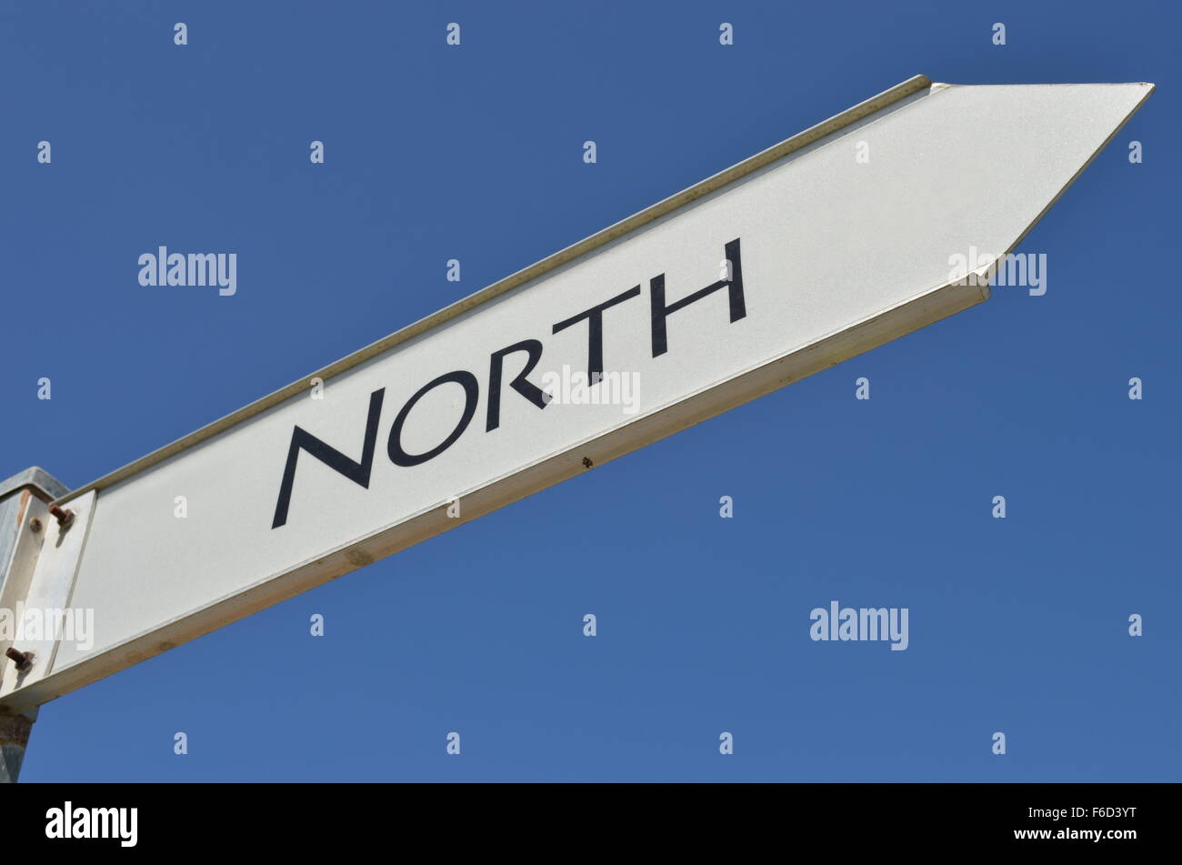 North pole direction sign hi-res stock photography and images - Alamy