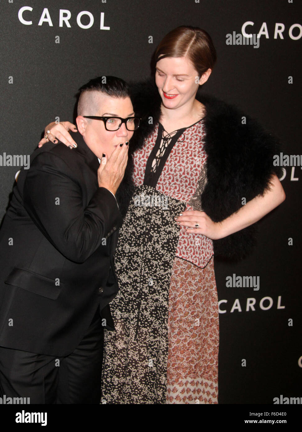 New York, New York, USA. 16th Nov, 2015. Actress LEA DELARIA and ...
