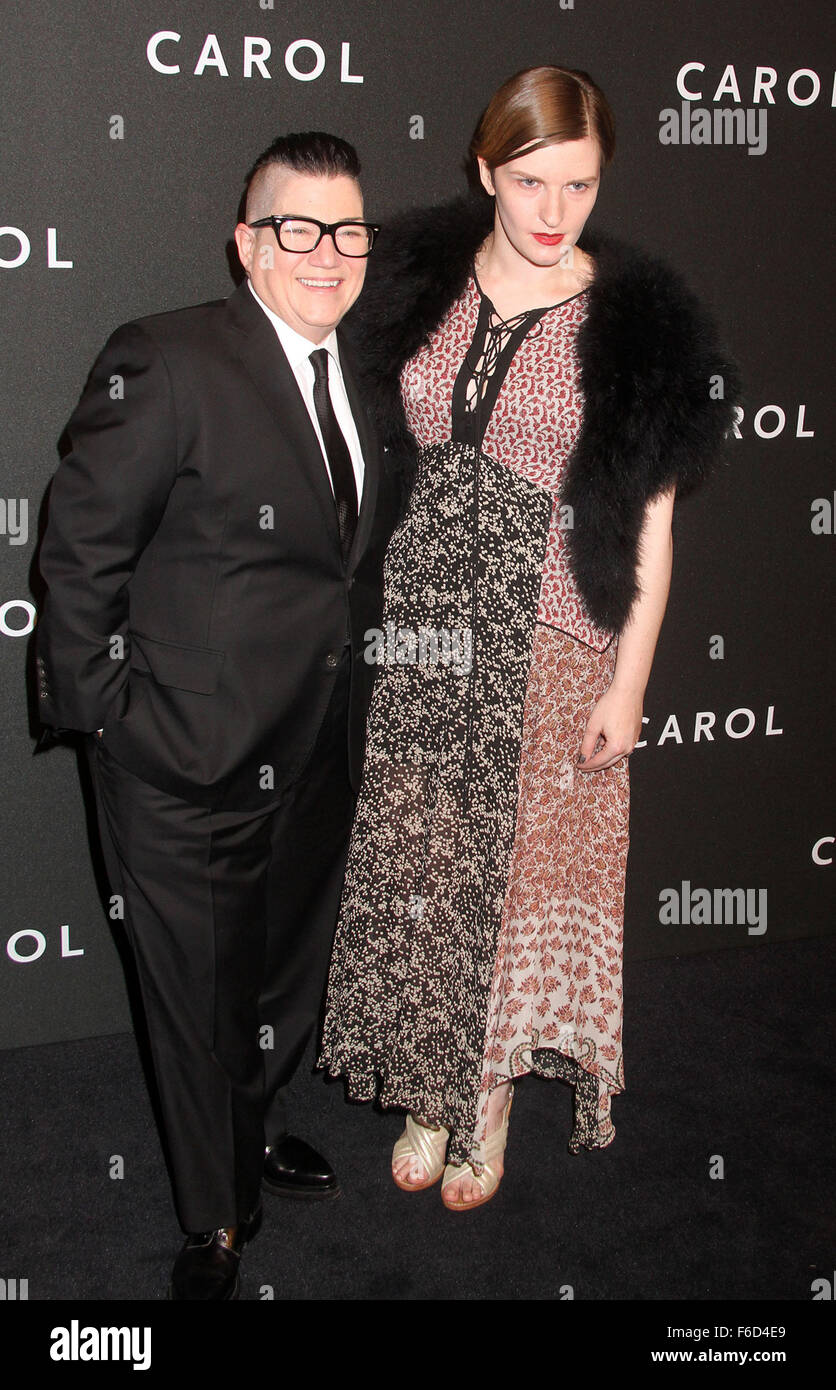 New York, New York, USA. 16th Nov, 2015. Actress LEA DELARIA and ...