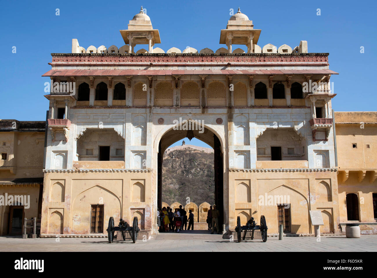 Suraj pol sun gate of amer fort, jaipur, rajasthan, india, asia Stock ...