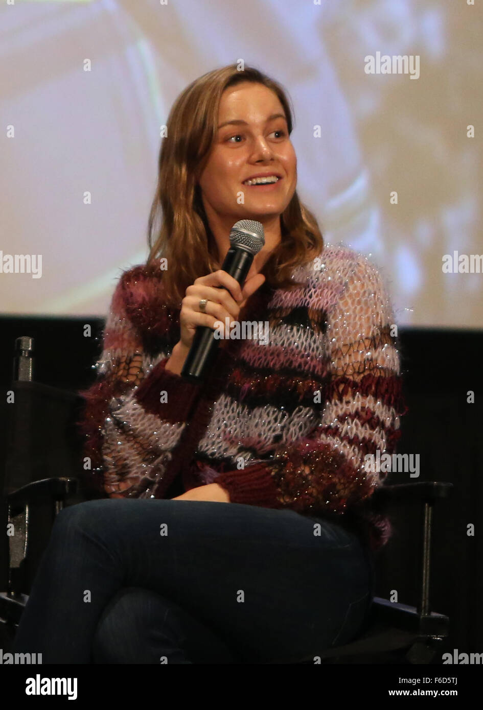 'Room' Screening and Q&A Featuring: Brie Larson Where: Hollywood ...