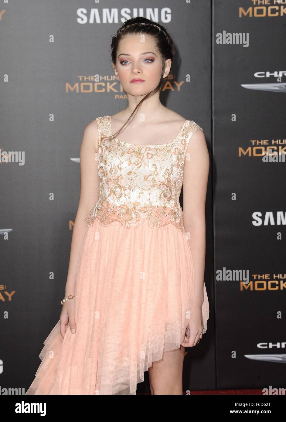 Los Angeles, CA, USA. 16th Nov, 2015. Erika Bierman at arrivals for THE ...