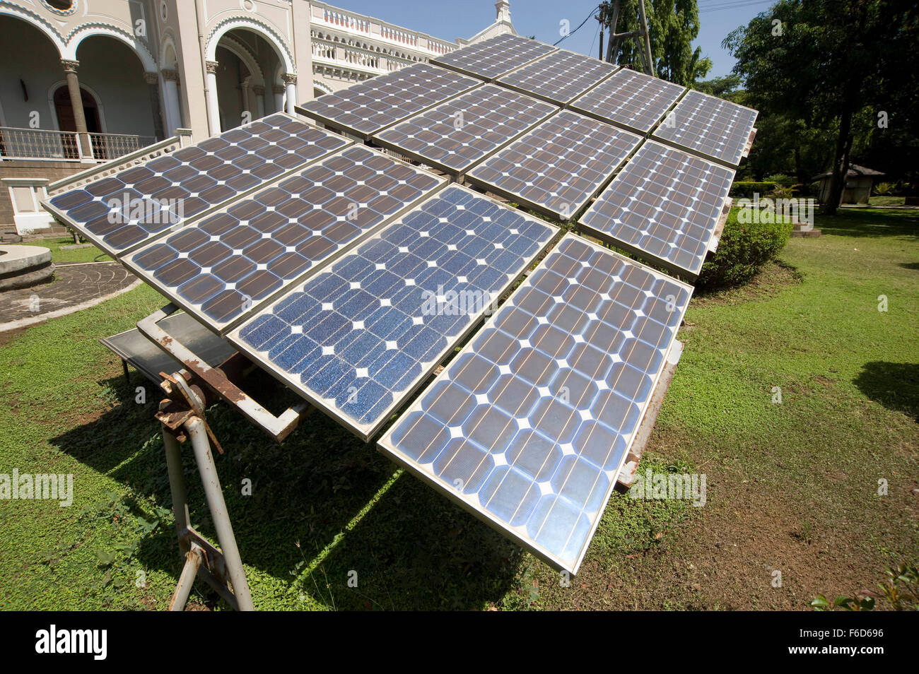 Unconventional power solar energy panels, agakhan palace, pune ...